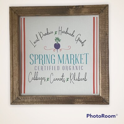 Spring Market SVG, Spring Sign Svg, Farmer's Market Svg, Cut File for ...