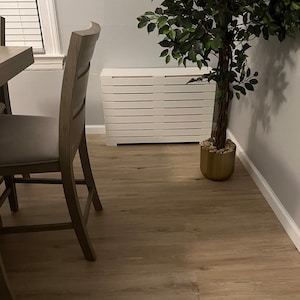 Wave MDF Radiator Cover Unfinished Radiator Cover Depth 7 - Etsy