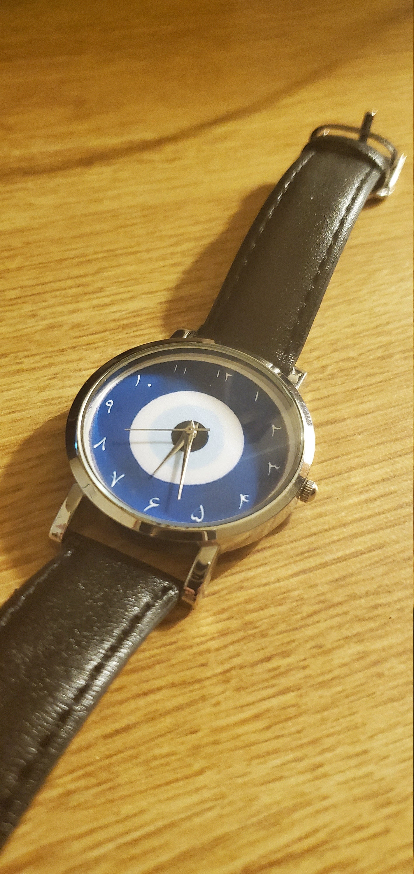 Persian Numerals Turkish Eye Design Wristwatch With Persian | Etsy
