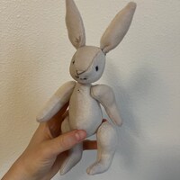 Bunny Sewing PDF Pattern, Teddy Toy Jointed Pattern, Rabbit Pdf Sewing ...