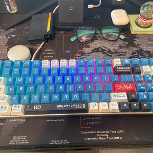 Gradient Pastel Keycap Set OEM Profile Shine-through PBT - Etsy