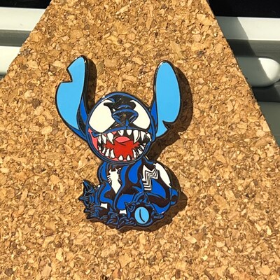Stitchom Venom Stitch Hard Enamel Pin - Etsy