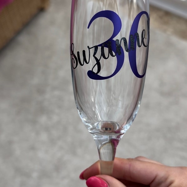 Personalised Birthday Prosecco Champagne Glass With Gift Box Present ...