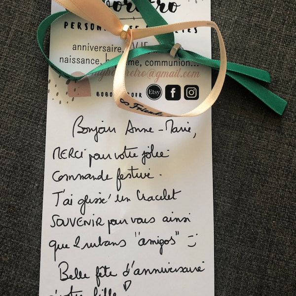 Bracelet ruban personnalisé avec écrou de FERMETURE pour EVJF, annonce ...