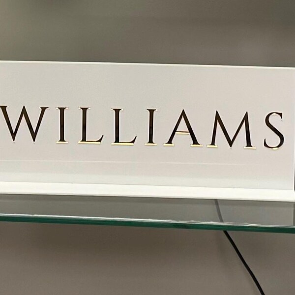 Business Table Sign, Acrylic Table Sign, Small Business Sign, Custom ...