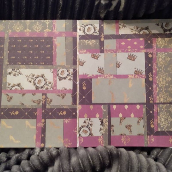 Sage and Gold Princess Digital Paper, Seamless Mint Green Princess ...