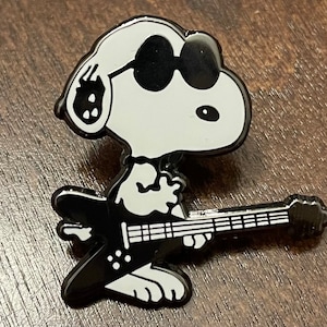 Punk Snoopy Hard Enamel Pins - Etsy