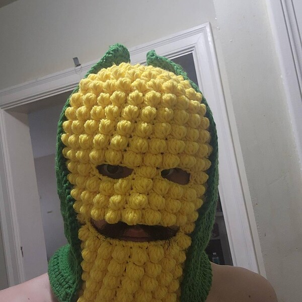 Crochet Corn Balaclava PDF DIGITAL DOWNLOAD Pattern - Etsy