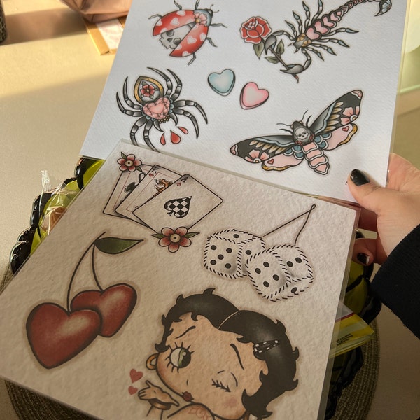 Betty Boop Flash Print - Etsy