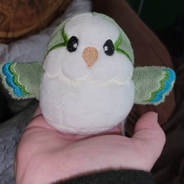 Mango the Quaker Parrot Borb Plush, Monk Parakeet, Handmade Toy, Bird ...