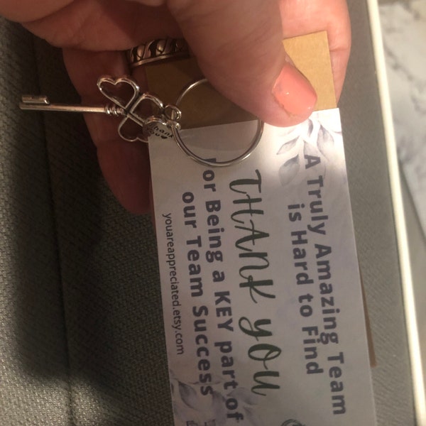 Team Keychains. Unique Employee Gifts. Staff Gift. Employee Bulk Gifts ...