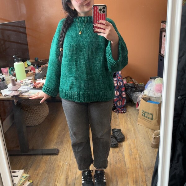 Vorin Sweater / English Knitting Pattern / Women's Sweater - Etsy