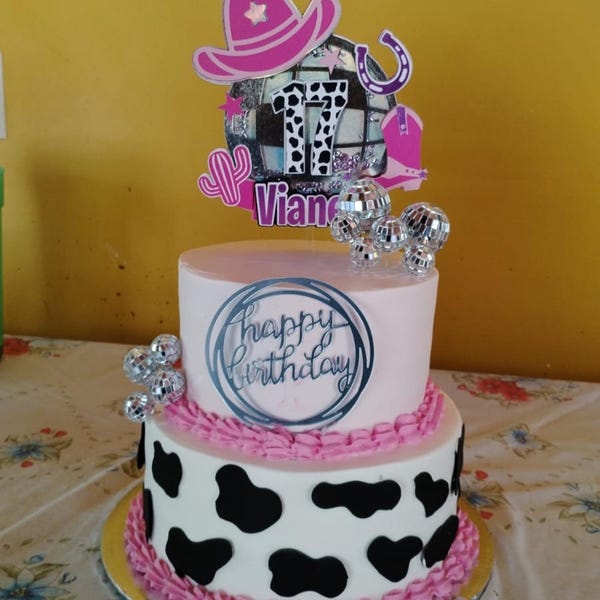 Pink Preppy Shaker Cake Topper, Smiley Face Birthday Party, Ten is a ...