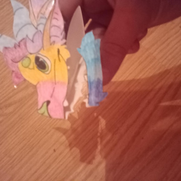 Printable Paper Dragon Puppet Template Base Pattern - Etsy