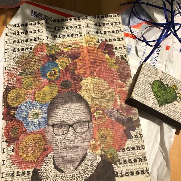 Notorious RBG Print, I Dissent RBG Art, Ruth Bader Ginsburg Print, Best ...