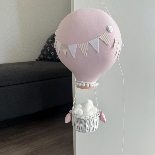 Standing Hot Air Balloon Balloon Centerpiece Travel Theme Nursery ...