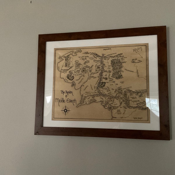 Dragon Age Map of Thedas: Aged, Handmade, Hand Drawn, Authentic Gift ...