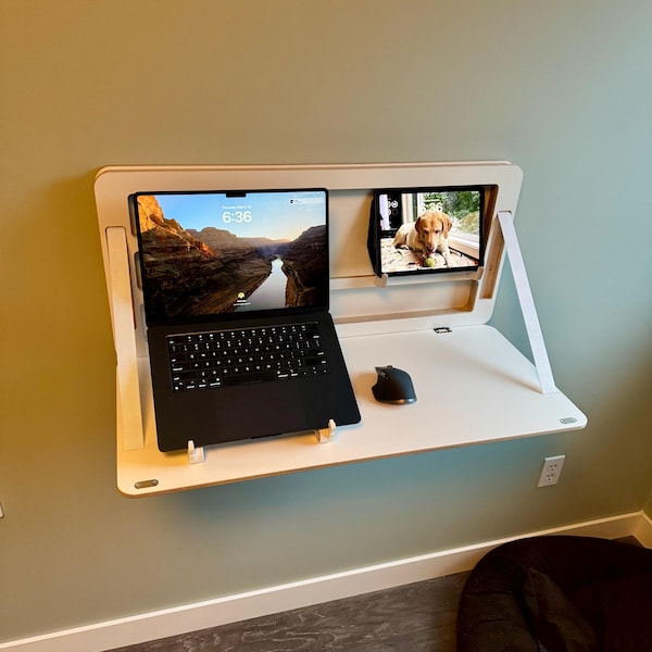 Monitor Murphy Desk - Wall Mounted - Etsy
