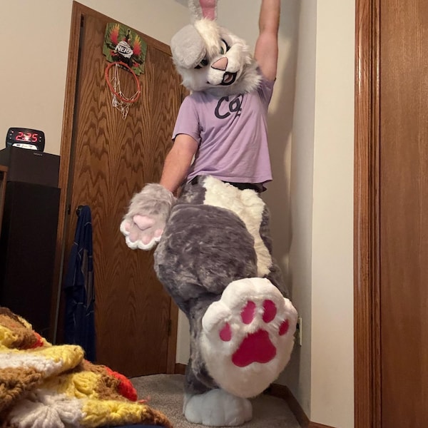 Toony Footpaw Fursuit Kemono Toony Kigurumi Fursona Kawaii Outdoor Foot ...