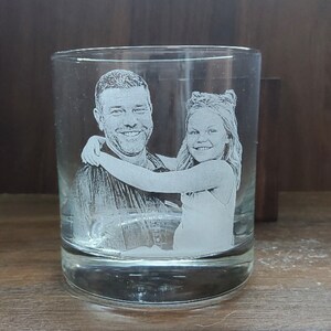 Father's Day Gift From Daughter Glass Fathers Day Gift, Dad Gift, Papa ...