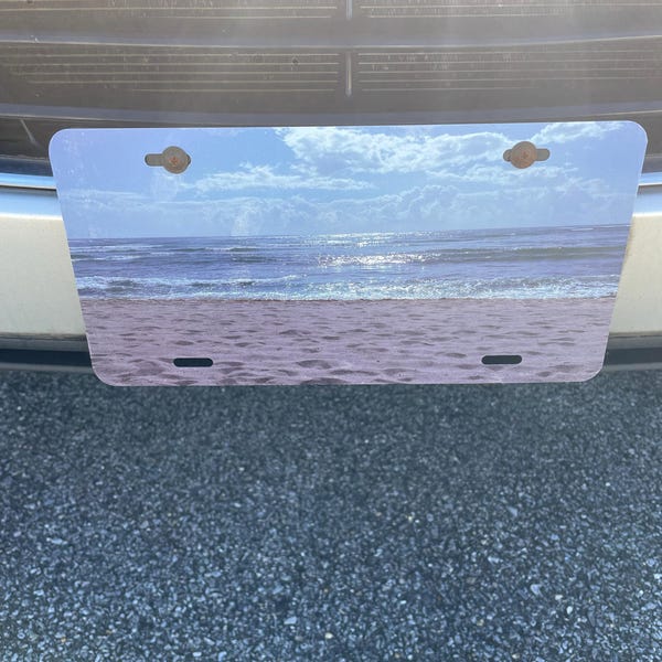 Custom License Plate Front Car Tag, Aluminum or Plastic - Personalized ...