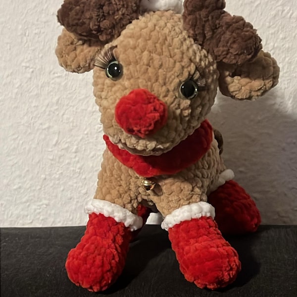 Rudolph the Red Nose Amigurumi by Aleniya2 Crochet PDF Pattern Tutorial ...