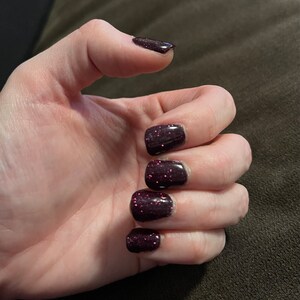 Merlot Dip Powder, Dip Nail Powder, Dip Powder for Nails, Glitter Dip ...