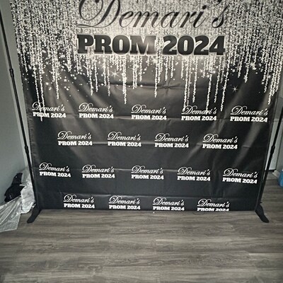 Logo Step and Repeat Backdrop, Custom Birthday Banner, Step and Repeat ...