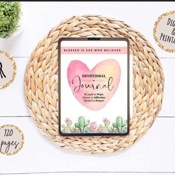 Beautiful Prayer Journal, Devotional, Bible Study Journal, Digital ...