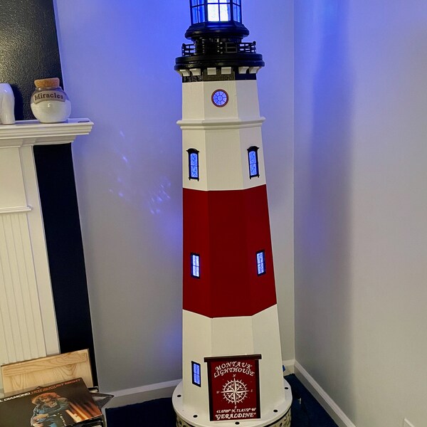 Replacement Lighthouse Top 14" Custom/solar Lighthouse Tops/ Lighthouse ...