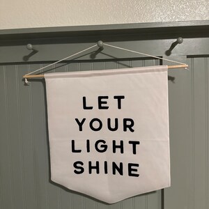 Custom Quote Banner Custom Pennant With Any Quote in Rustic Style Font ...