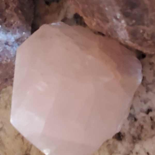Rose Quartz Polished Point, Rose Quartz Stone Crystal Point, Power ...