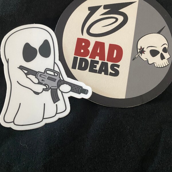 Ghost Gun Sticker - Etsy