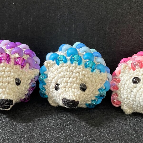 Beaded Fidget Hedgehog Crochet Pattern Crochet Fidget Toy Fidget ...