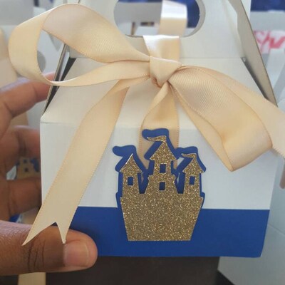 Royal Palace Favor Gable Box 4in, Set of 10 Pcs, Birthday, Prince Theme ...