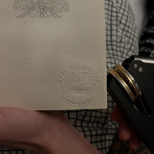 Book Embosser Personalized, Custom Book Embosser, Personalized Library ...