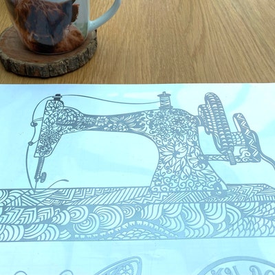 Zentangle Svg Mandala Svg Sewing Machine Svg - Etsy