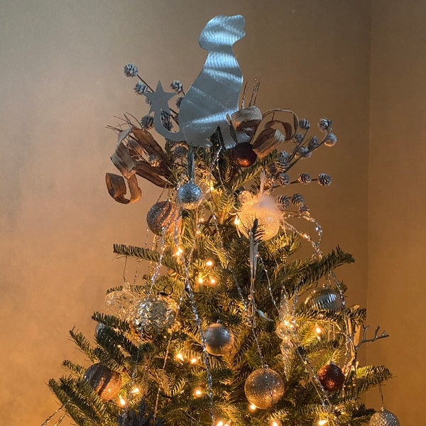 Labrador Retriever, Dog Tree Topper, Holiday Decoration, Aluminum ...