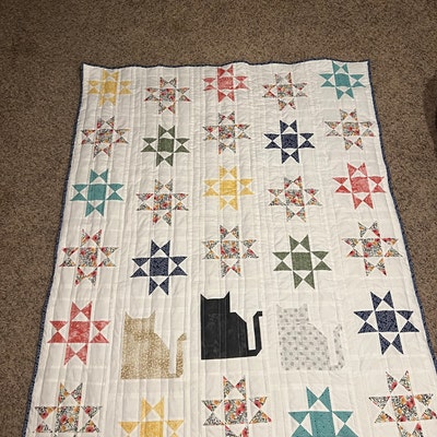 Scaredy Cat Christmas PDF Quilt Pattern - Etsy