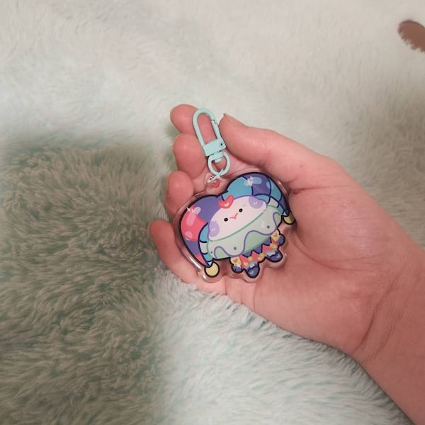 Helluva Boss Inspired Keychain | 2.3" Charms Ft. Ozzy & Fizzarolli ...