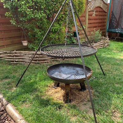 Hanging Campfire Rotisserie Spit - Etsy