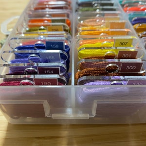 Color Bobbin Stickers or Labels for Cross Stitch Embroidery - Etsy