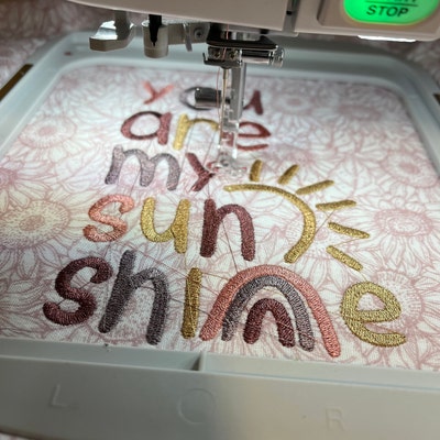 Boho Embroidery Design for Baby Embroidery Gift for Baby Shower ...