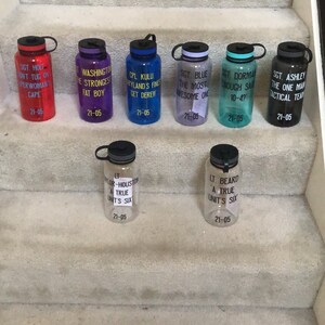 Custom Water Bottle Track Motivational Water Bottle Tracker ...