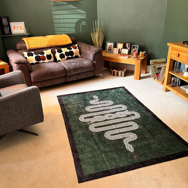 Dude Rug, Big Lebowski Rug, Big Brother Rug, Mid Century Rug ...