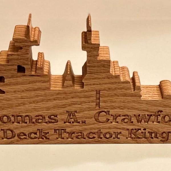 King of Battle Wood Tab 20” Wall Mounted Red Oak - Etsy