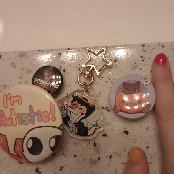 Spamton Deltarune Angel Glitter Keychain - Epoxy Charm 1.5in. - Etsy Canada