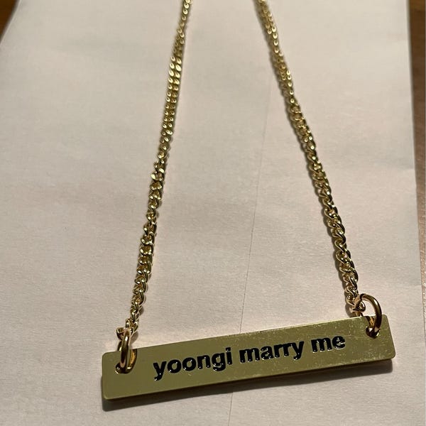 Jimin and Yoongi Rookie Actor of the Year Gold Frame Vinyl Waterpoof ...