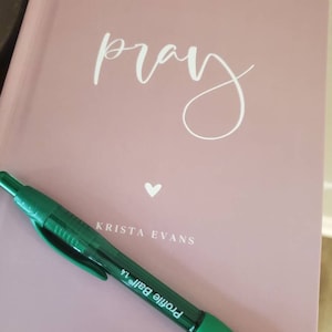 Custom Prayer Journal, Personalized Devotional Journal, Christian Gifts ...