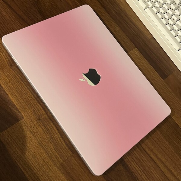 Light Pink Cute Wave MacBook Case Cover for New MacBook Pro 13 14 15 16 ...